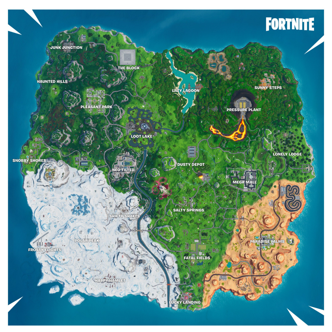 Season X map - gamersantai.com