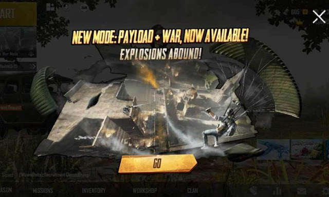 pubg new mode payload war mode - gamersantai.com