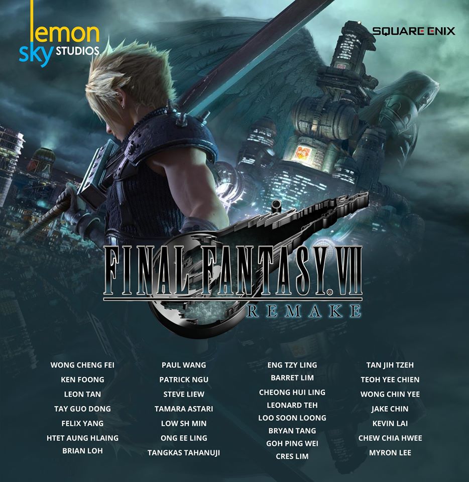 Anak tempatan Lemon Sky Studios rupanya bekerja dibawah projek Final ...