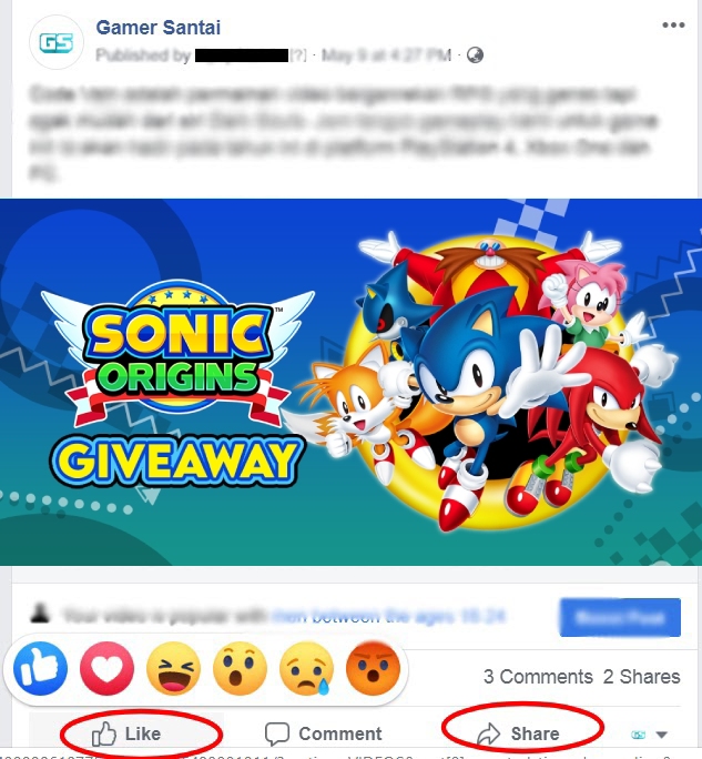 [Giveaway] Sonic Origins Deluxe Edition - Jangan lepaskan peluang untuk ...