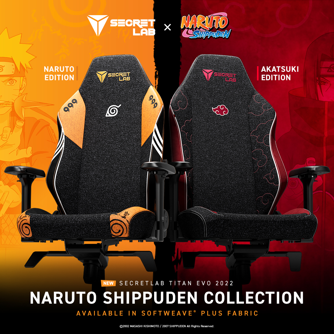 Secretlab Titan EVO 2022 tampil dengan koleksi Naruto Shippuden, kerusi ...