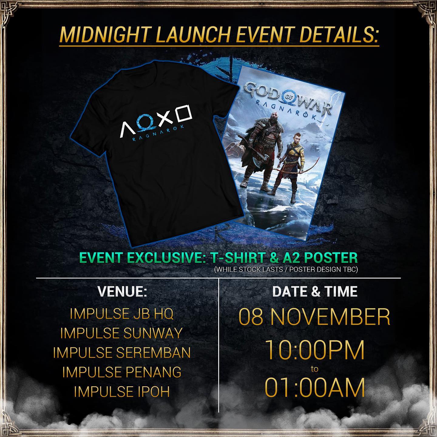 Impulse Gaming Anjurkan God of War: Ragnarök Midnight Launch Di ...