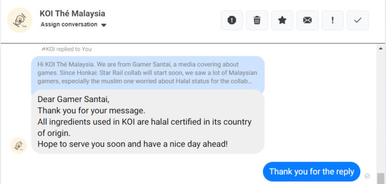 Minuman Kolaborasi Honkai: Star Rail X KOI Thé Malaysia - Halal atau ...