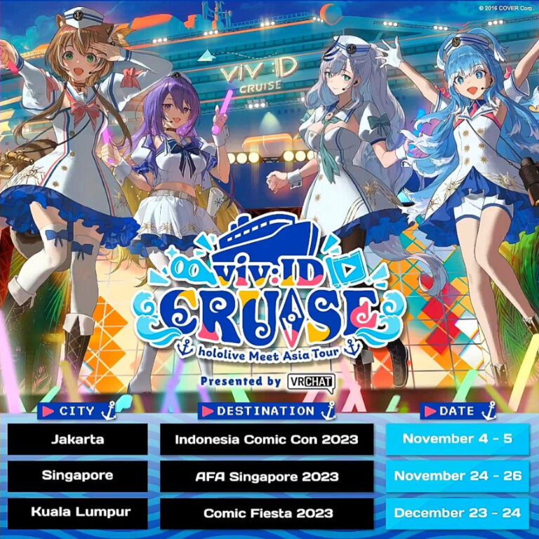 viv:ID CRUISE hololive Meet Asia Tour Akan Singgah Malaysia! Berlangsung di Comic Fiesta 2023 ...