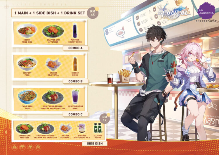 Honkai: Star Rail Time to Feast! Astral Express Pit Stop x La Juiceria Malaysia - Info Penuh ...