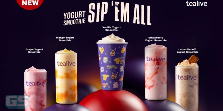 Tealive Umum Siri Pokémon Yogurt Smoothie, Boleh Order Sekarang ...