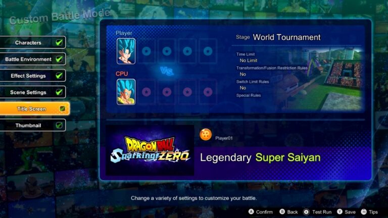 dragon-ball-sparking-zero_previu_custom-battle-menu - gamersantai.com