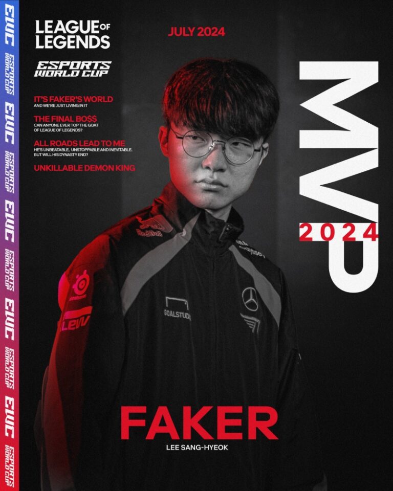 T1 Menjadi Juara Esports World Cup 2024 League of Legends, Faker MVP! - gamersantai.com