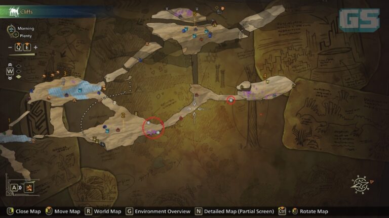 Spider Web - Iceshard Cliffs - Area 2 and Area 4 - gamersantai.com