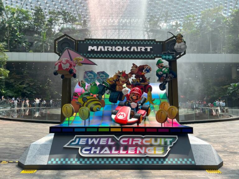 Jewel Changi Airport Umum Art Installation 'Mario Kart' Pertama di Asia ...