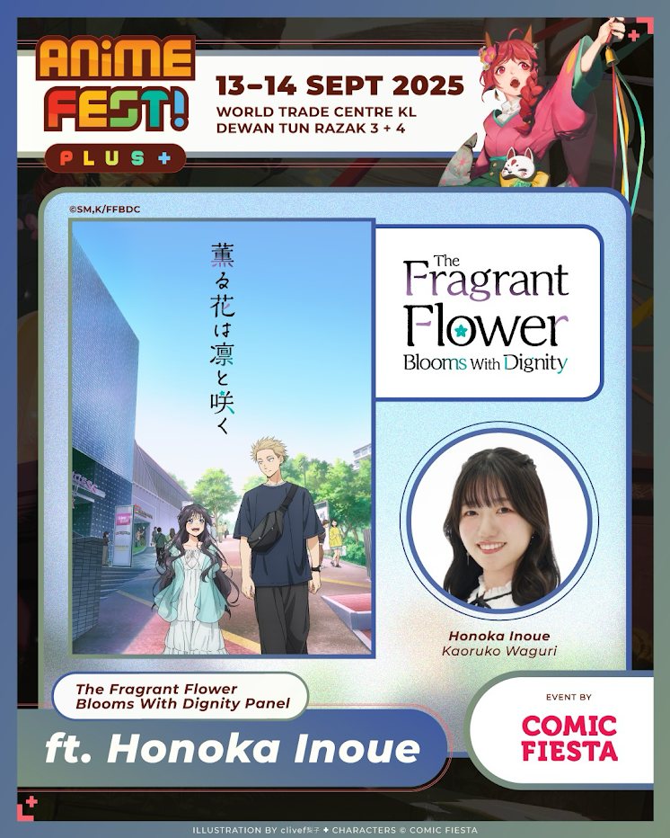 Honoka Inoue, Pelakon Suara "The Fragrant Flower," Bakal Hadir di Anime ...