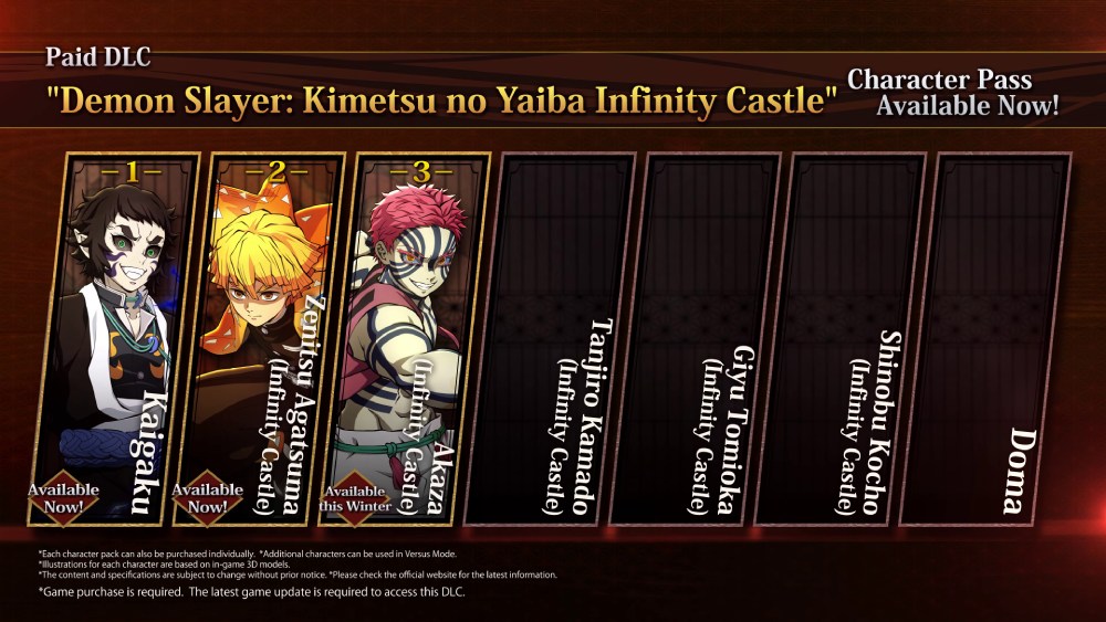 DLC Zenitsu (Infinity Castle) Kini Tersedia Di Demon Slayer: Kimetsu no ...