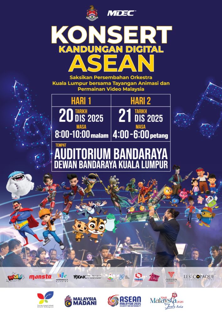 Jom Meriahkan Konsert Kandungan Digital ASEAN - Segala Muzik Kegemaran ...