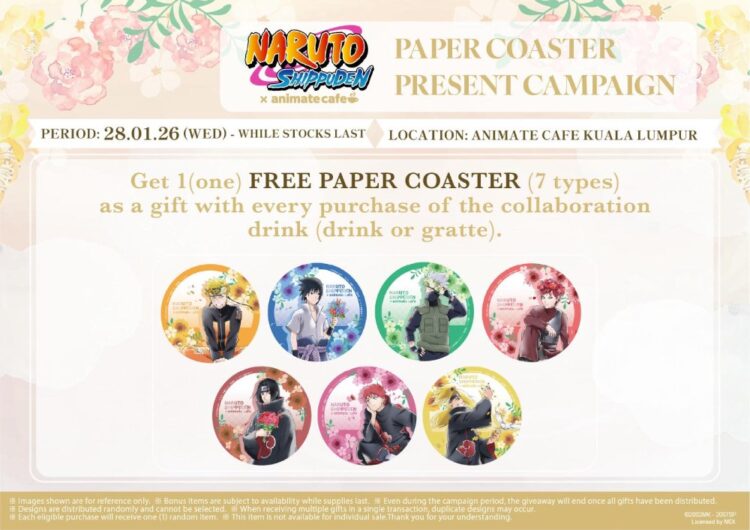Kolaborasi 'Naruto x Animate Cafe KL' Bermula 28 Januari 2026 - Minum ...